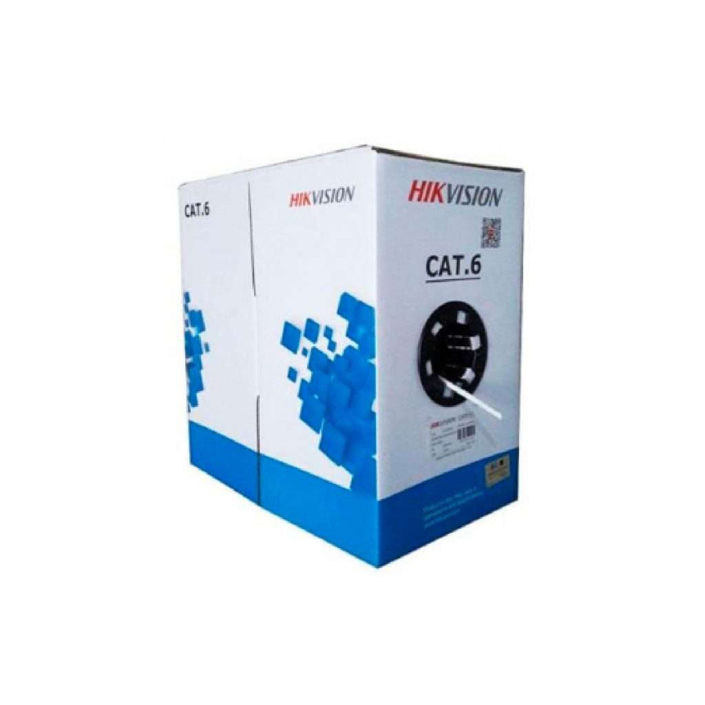 Cable UTP Hikvision CAT 6 305M 100% Cobre | Red Segura - TECNONACHO