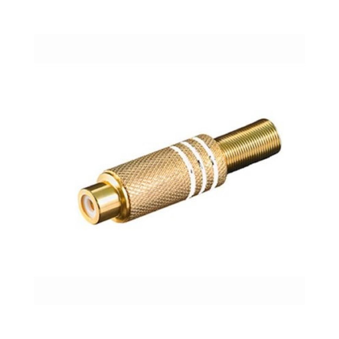 Conector Plug RCA Hembra Metálico - Alta Calidad y Durabilidad - TECNONACHO