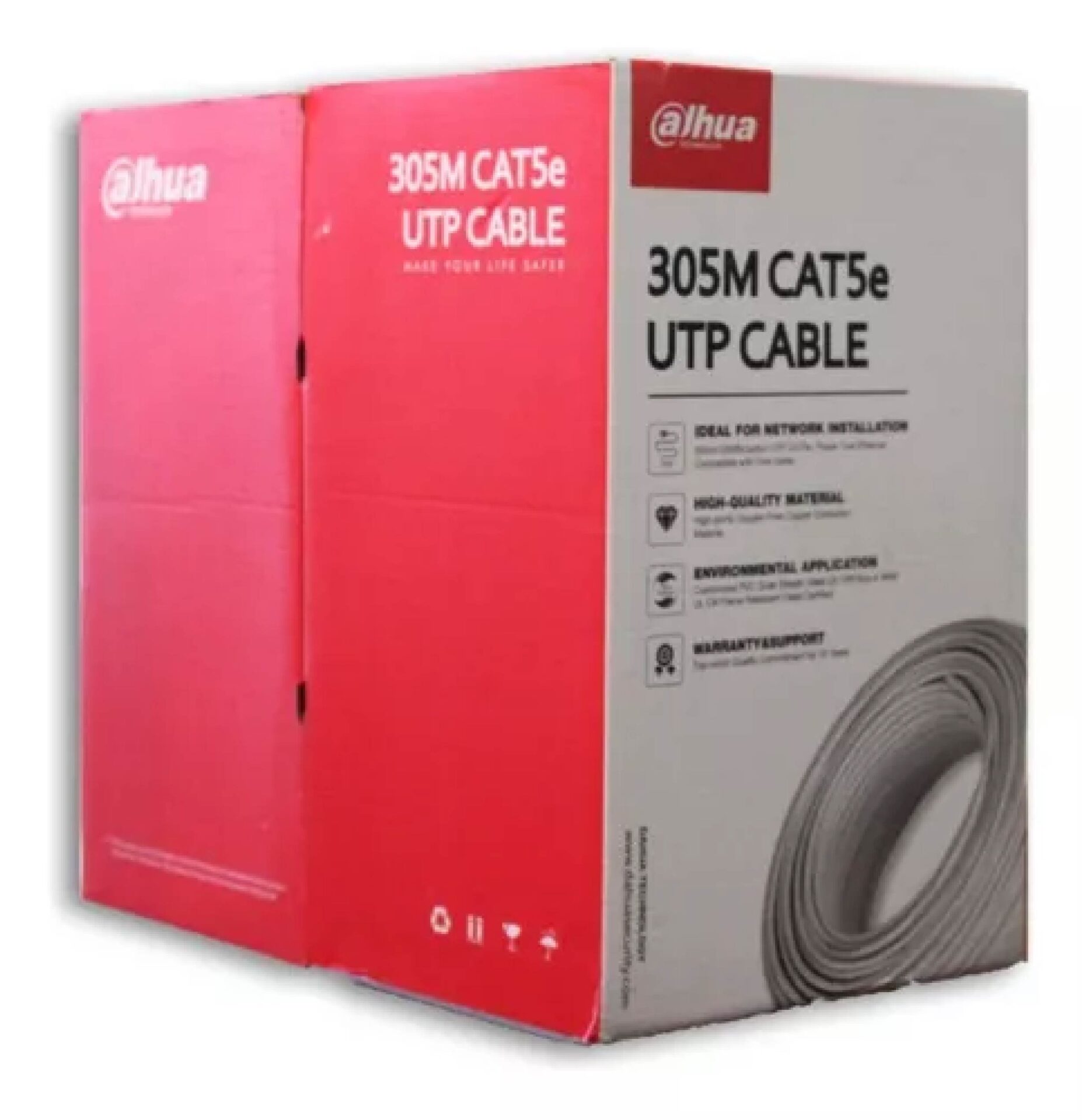 Caja de Cable UTP Dahua Cat 5E x 305m 100% Cobre - TECNONACHO