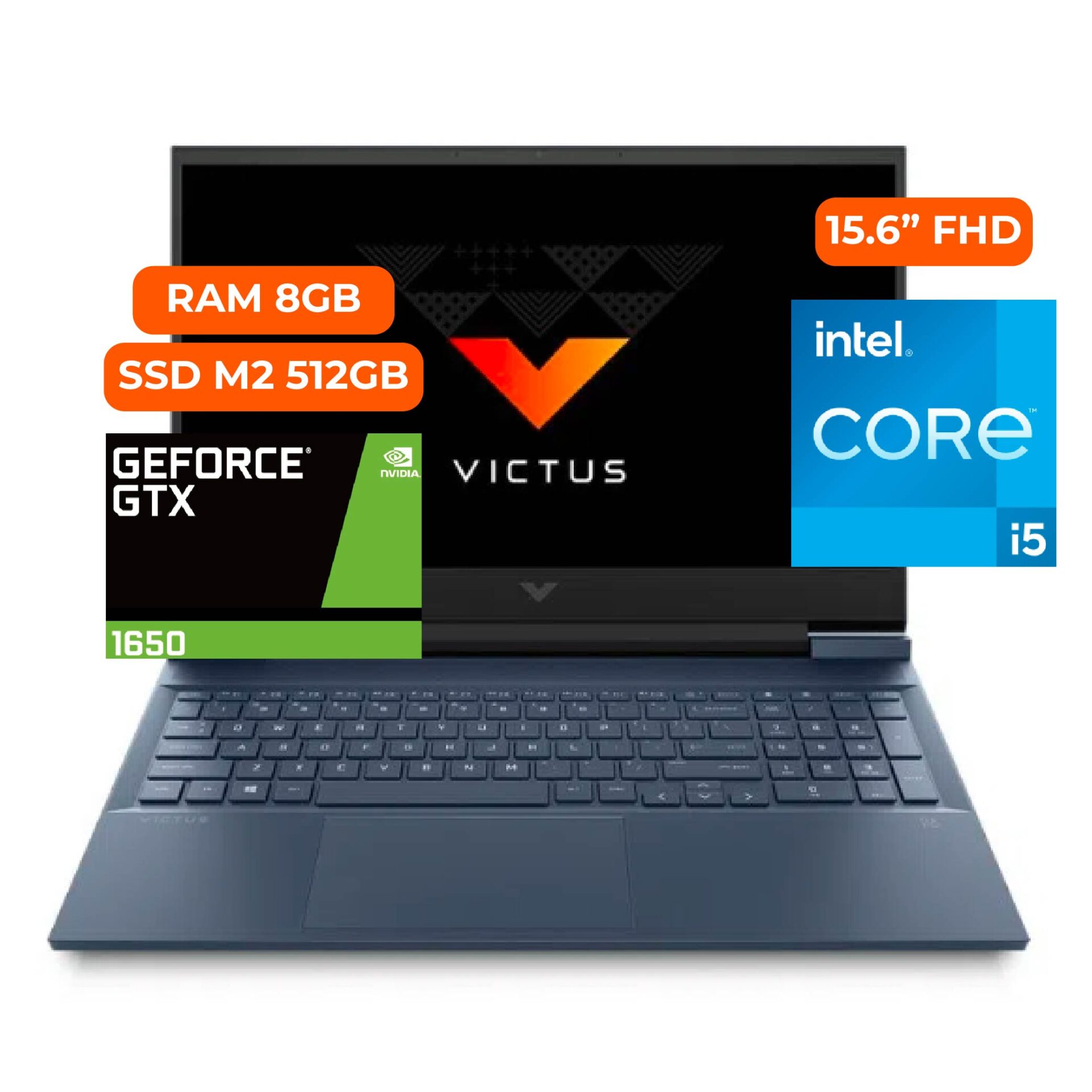 Portátil HP VICTUS Gaming Intel Core i5 11ª Gen 8GB RAM 512GB SSD ...