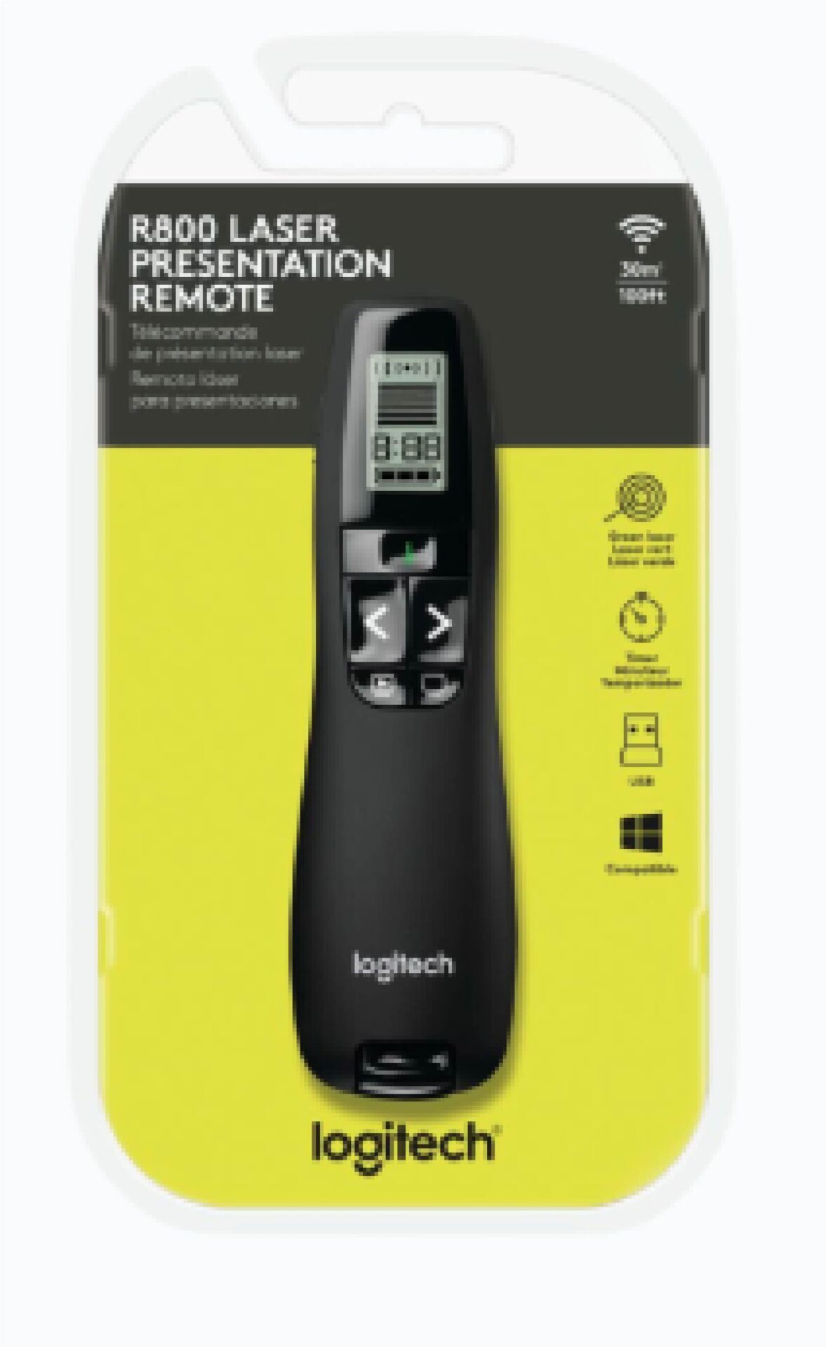 Presentador Inalámbrico Logitech R800 - Control Remoto Profesional ...