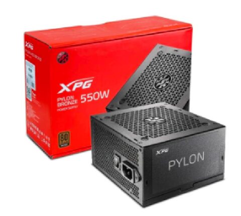 Fuente de Poder XPG Pylon 550W 80 Plus Bronze Certificada - TECNONACHO