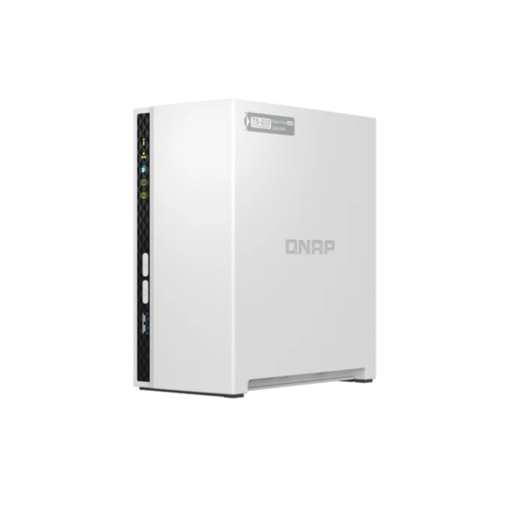 NAS QNAP TS-233 ARM CORTEX-A55 QUAD-CORE 2.0GHZ 2-BAY - TECNONACHO