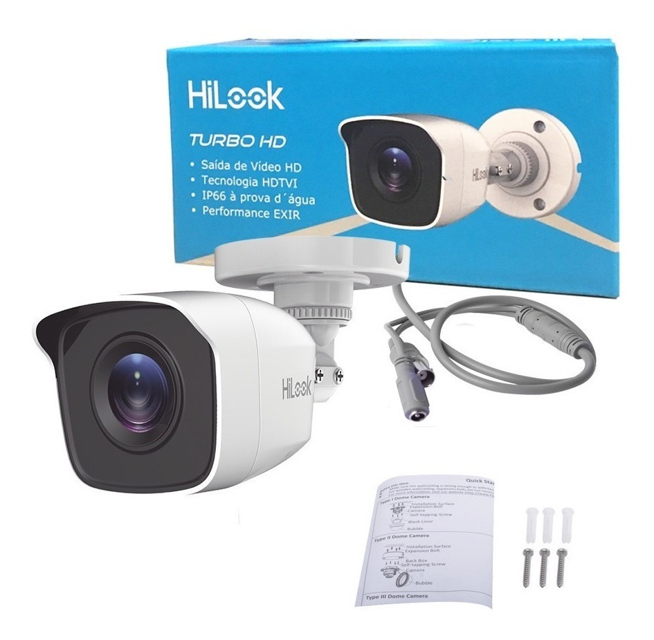 CAMARA SEGURIDAD HILOOK THC-B120-M BALA METALICA 2.8MM 1080P - TECNONACHO