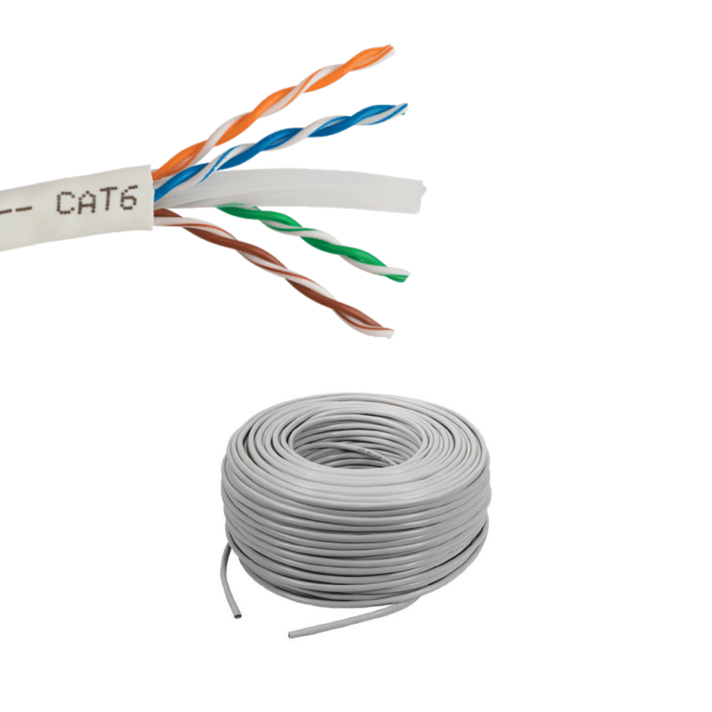 Caja de Cable UTP Cat 6 305m 100% Cobre Alta Velocidad Redes - TECNONACHO