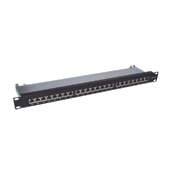 Patch Panel Nexxt 24 Puertos Cat6A Modular Blindado 1U - TECNONACHO