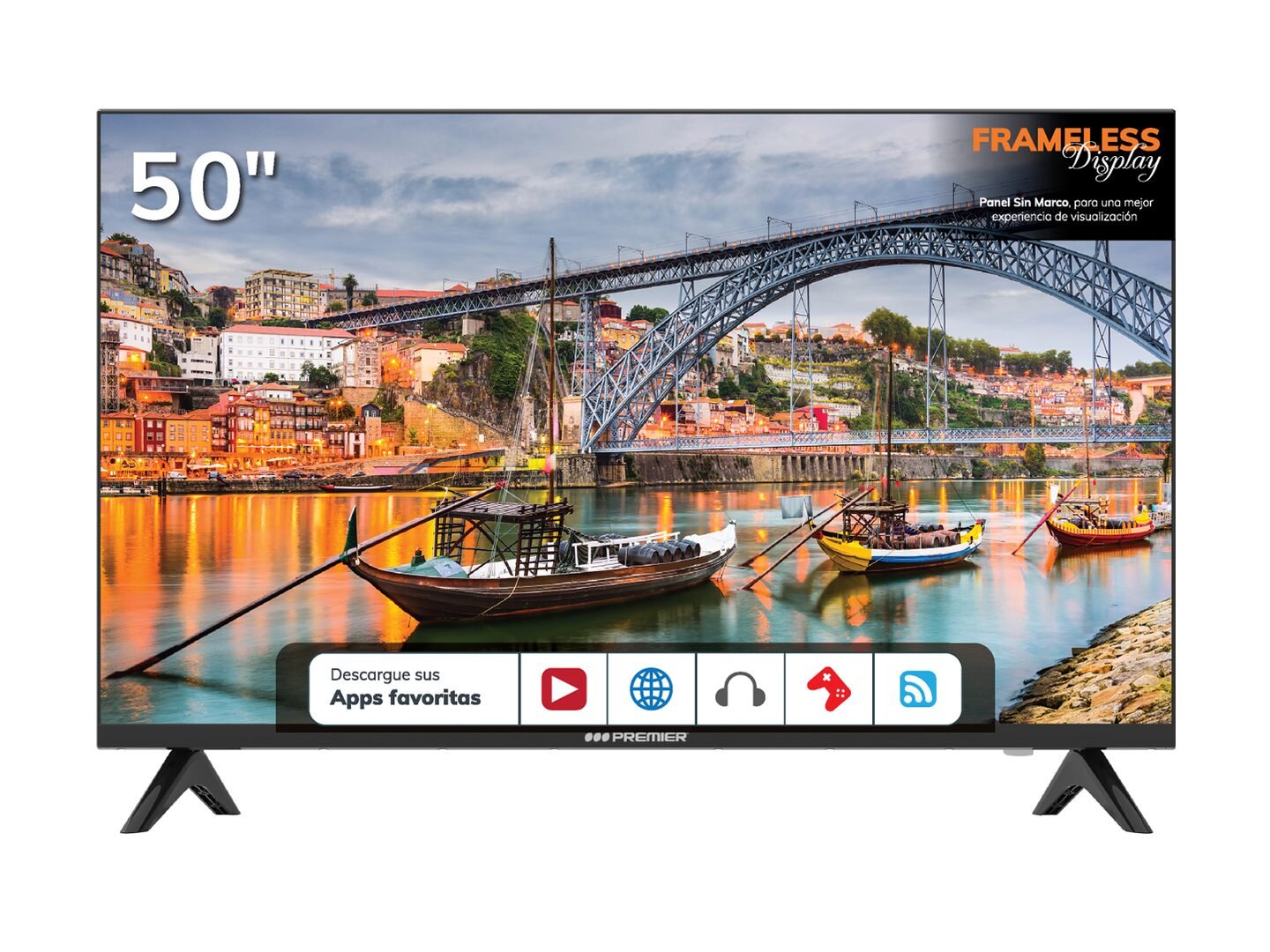 TELEVISOR PREMIUN LED DE 50" SMART TV - TECNONACHO