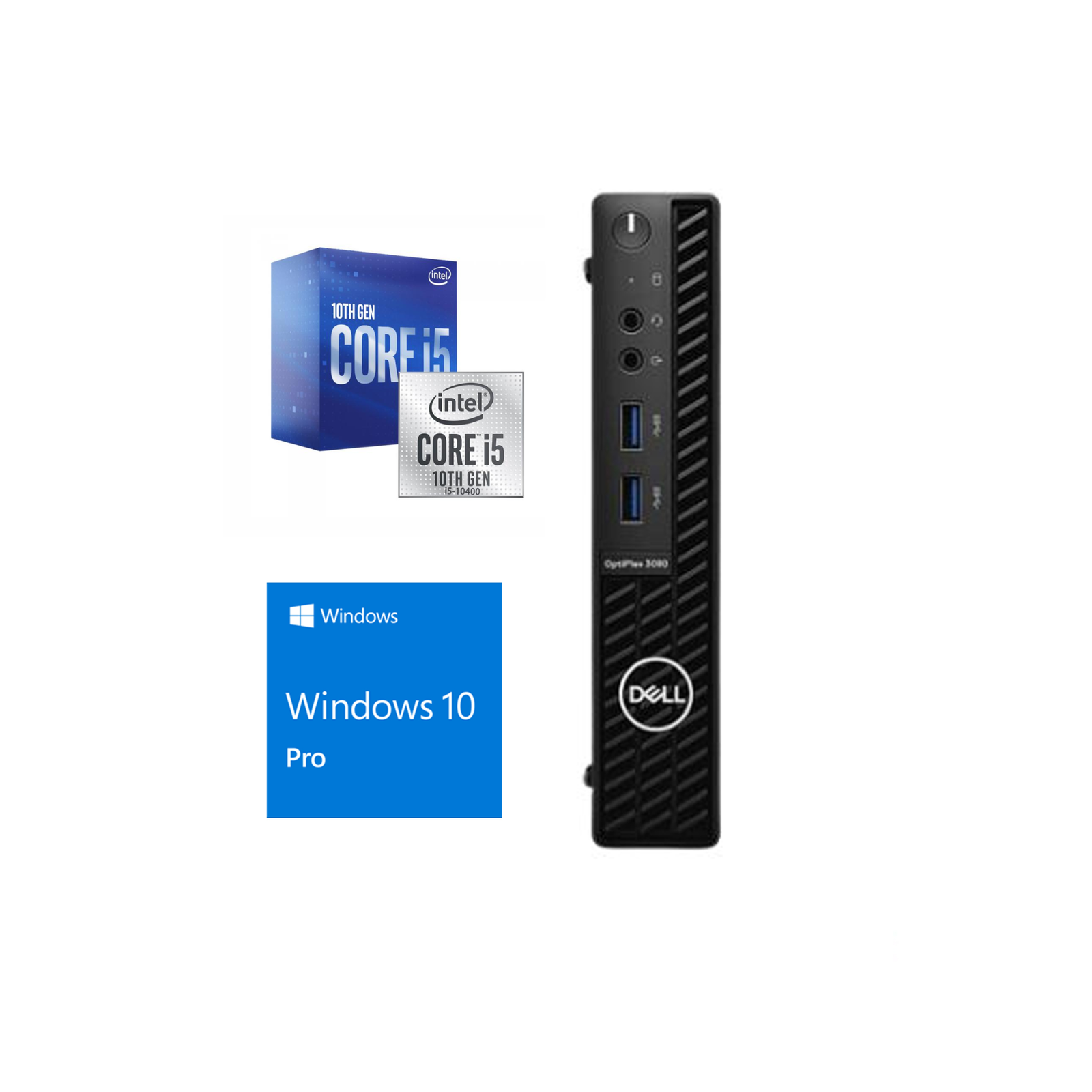 Computador Dell OptiPlex 5080 Core i5 10ª Gen 8GB 256GB SSD Win10 pro ...