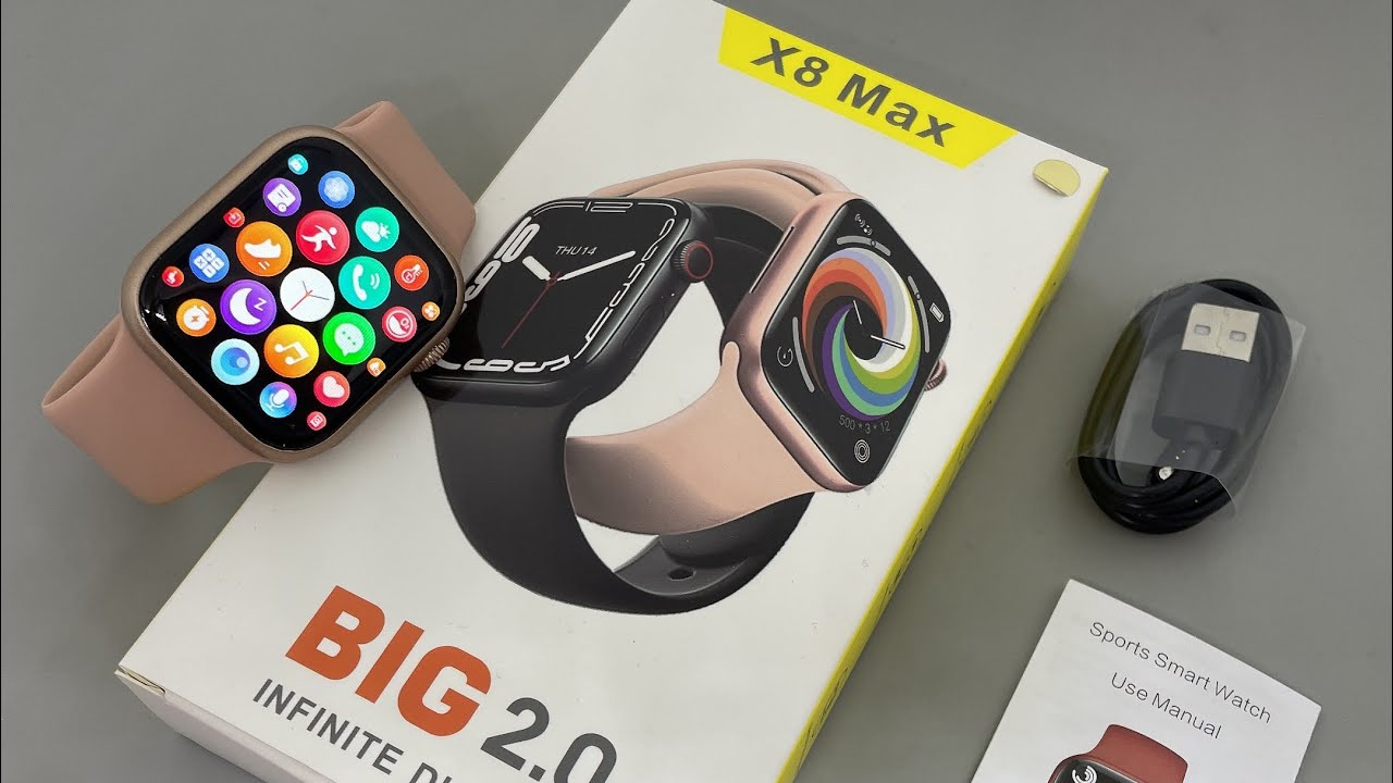 Reloj Smart Sport X8 Max Big 2.0 - Resistente al agua y GPS integrado ...