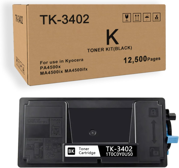 Tóner Kyocera TK-3402 Negro 12,500 Páginas Homologado - TECNONACHO